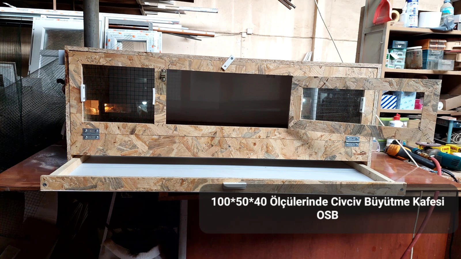 Civciv Büyütme Kafesi - OSB - 100*50*40 - ziraiparca.com