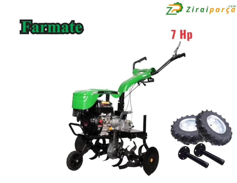 Farmate - Benzinli Tekerlekli Çapalama Makinesi 7 HP - ( 2+1 - 3+1 )