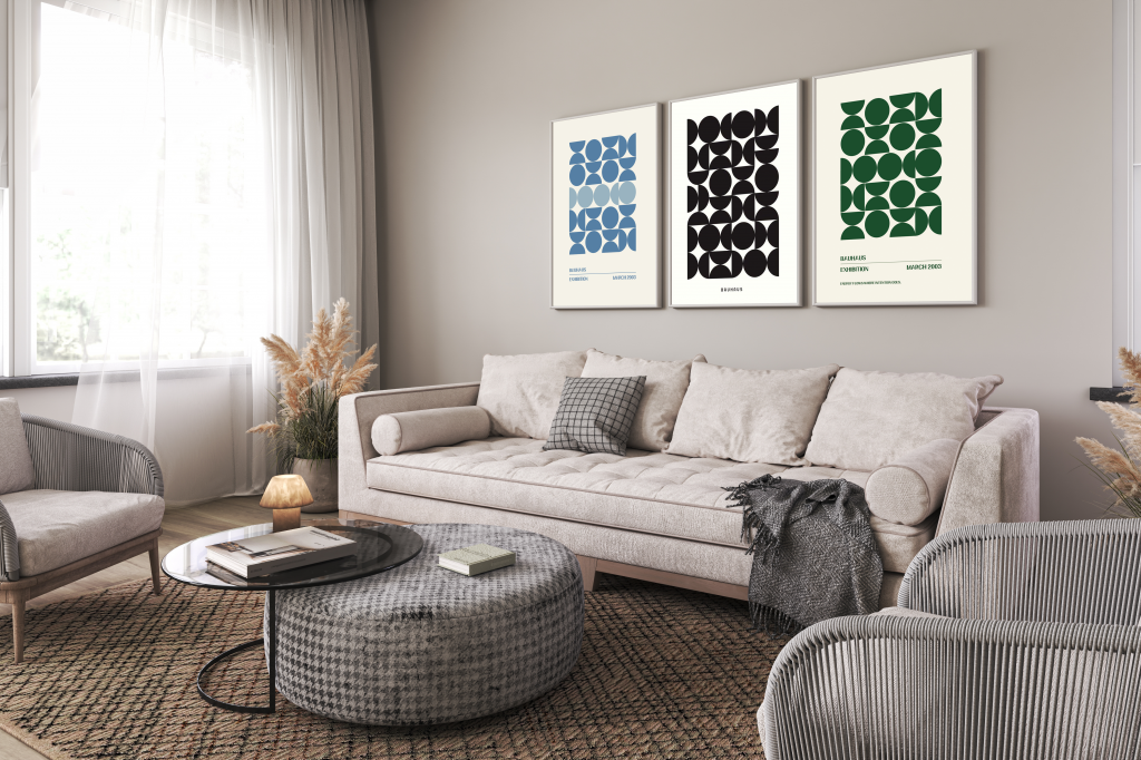 Bahause 1 Poster Tablo Seti | fekarehome