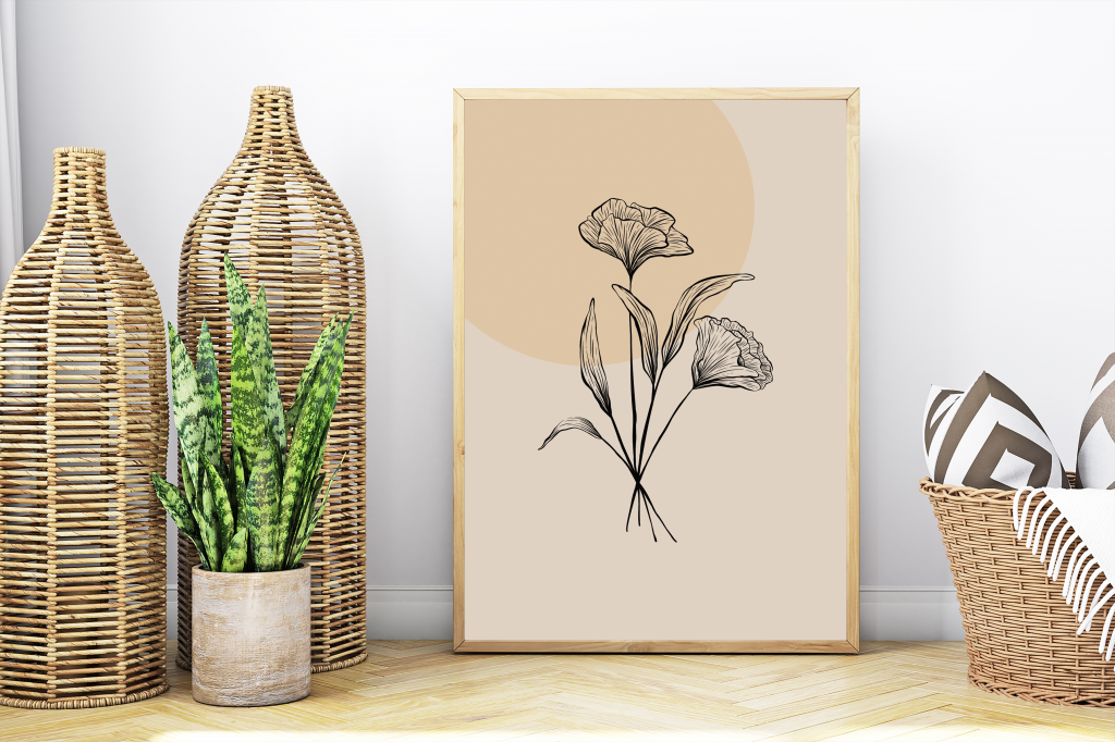 Floral Printab Poster Tablo Seti | fekarehome