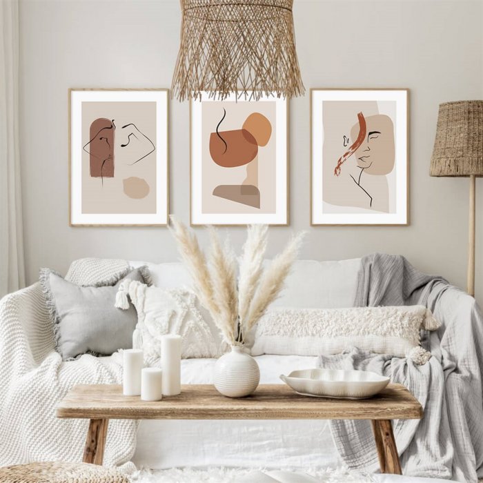 Line Poster Tablo Seti | fekarehome