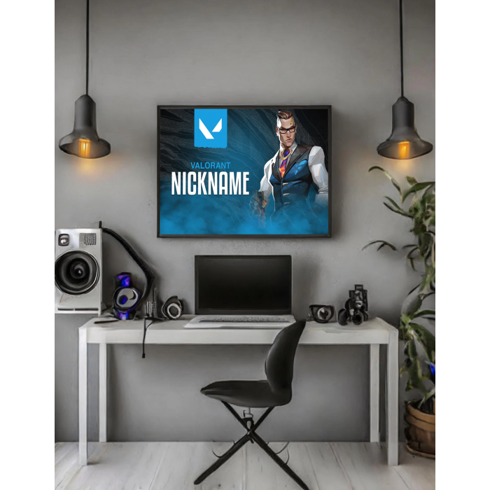 Valorant Kişiselleştirilebilir Chamber Poster Tablo No:3 | Fekarehome