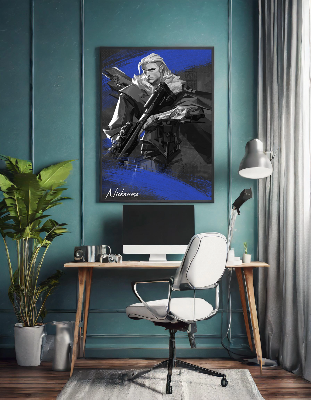 Valorant Kişiselleştirilebilir Sova Poster Tablo No:3 | Fekarehome