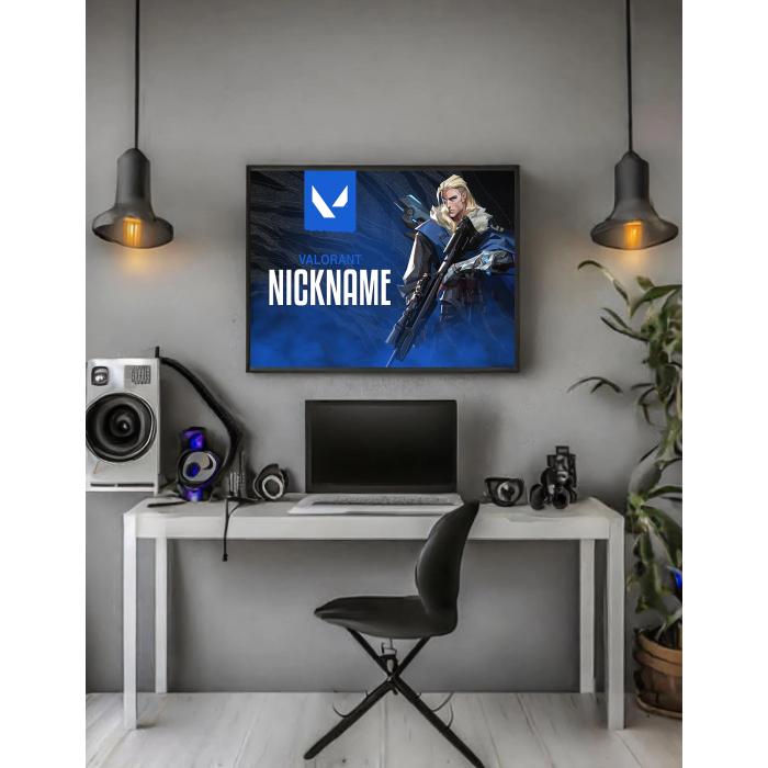 Valorant Kişiselleştirilebilir Sova Poster Tablo No:4 | Fekarehome
