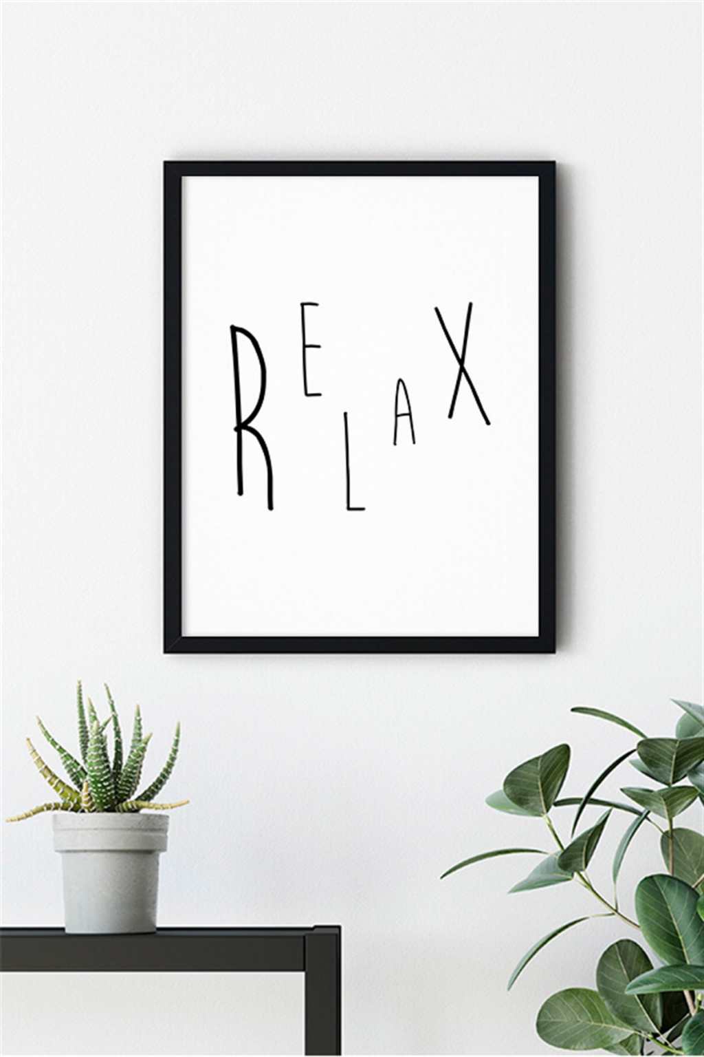 Relax Motto Poster Tablo | fekarehome