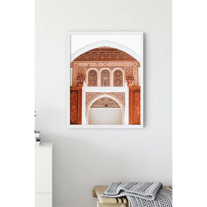 Kahverengi Kapı Poster Tablo Seti | fekarehome