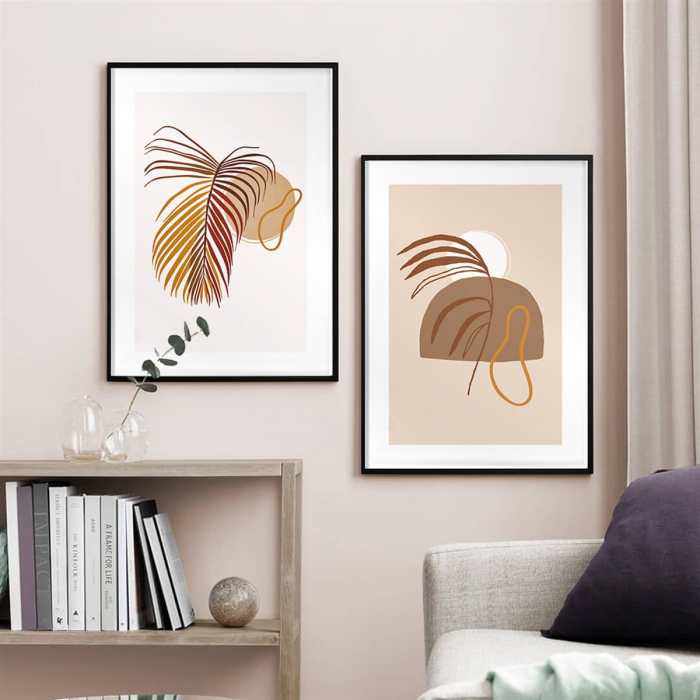 Palm Poster Tablo Seti | fekarehome