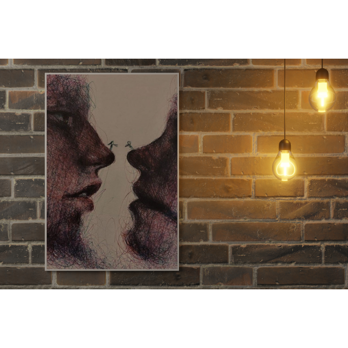 İki İnsan Poster Tablo | fekarehome