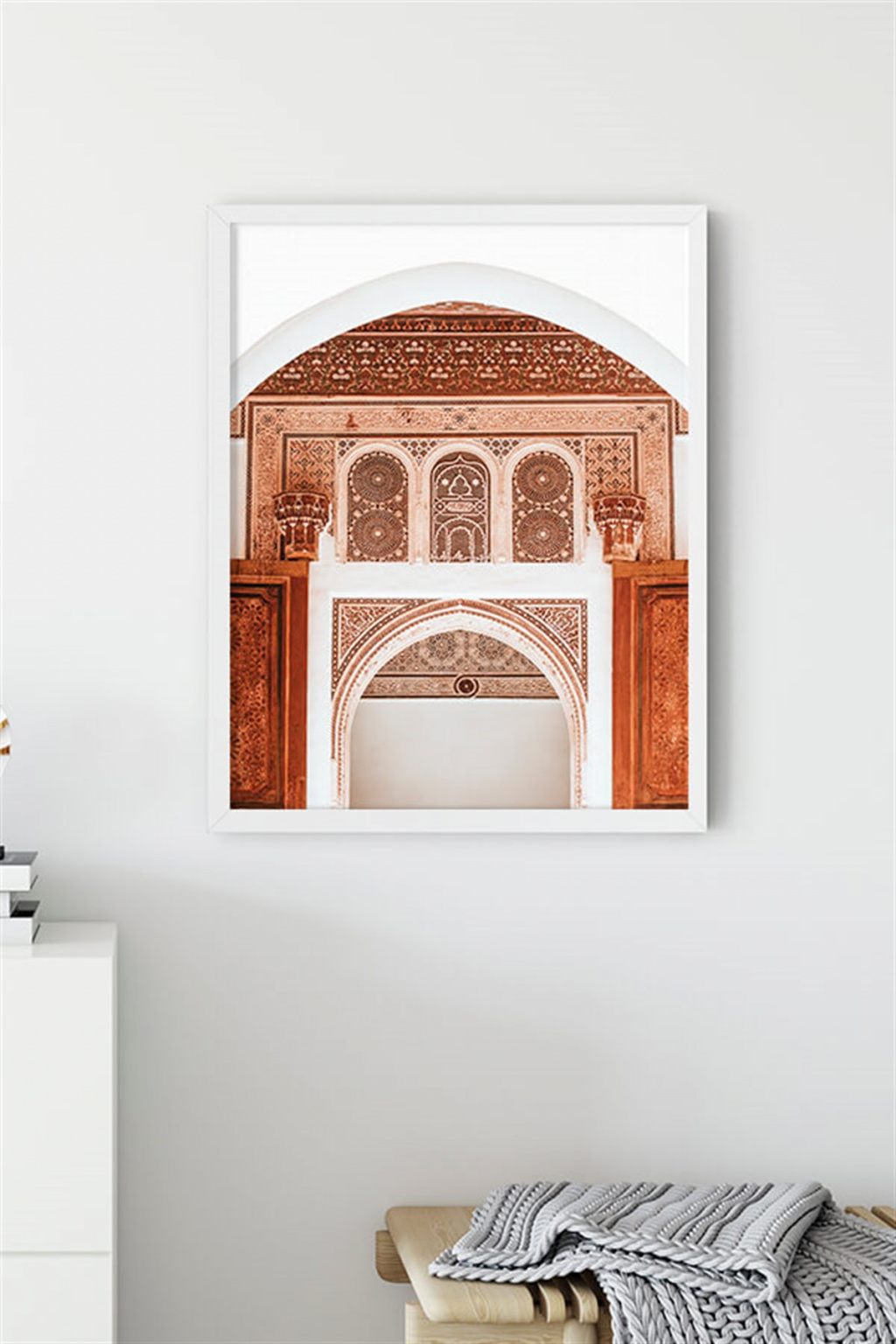 Kahverengi Kapı Poster Tablo Seti | fekarehome