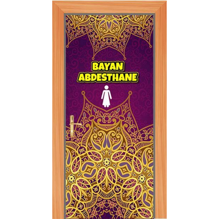 Bayan Abdesthane Kapı Giydirmesi