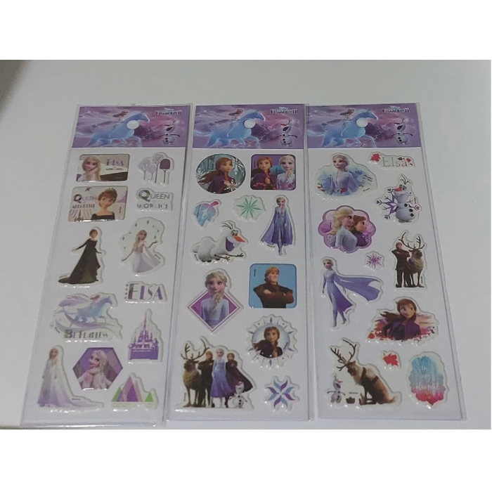 Elsa Frozen Karakterleri 3 set sticker