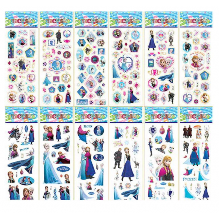Elsa Frozen Karakterleri 3 set sticker