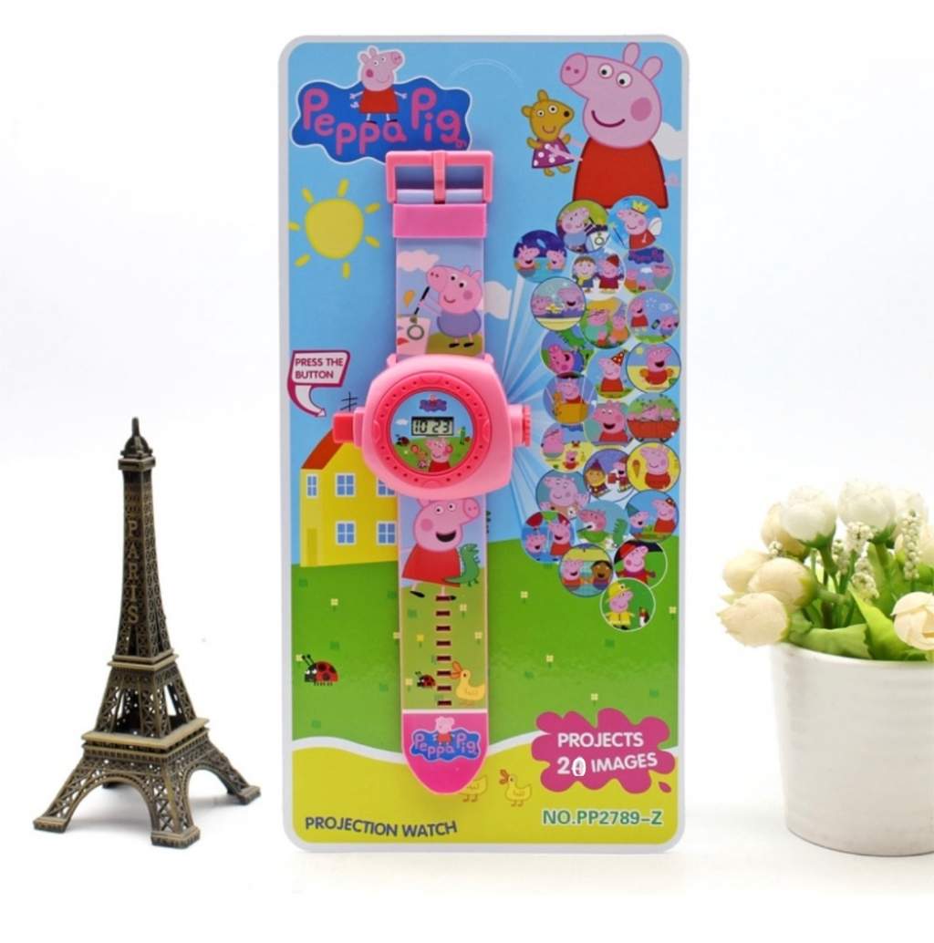 Kumik Pig Projeksiyonlu Çocuk Kol Saati