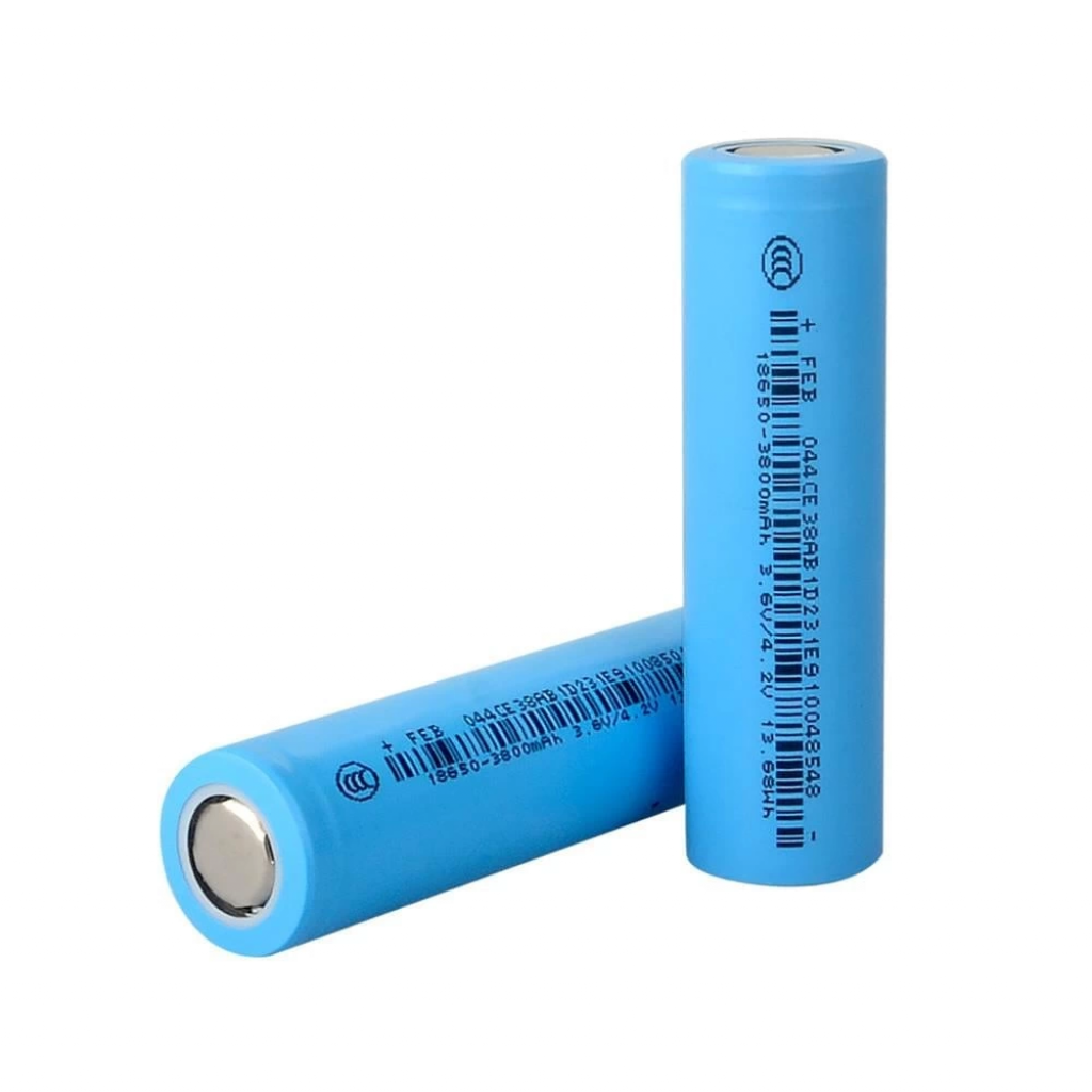 FEB 18650-3800 - 3.7V 3800 Mah Li-ion Şarjlı Pil - 2C