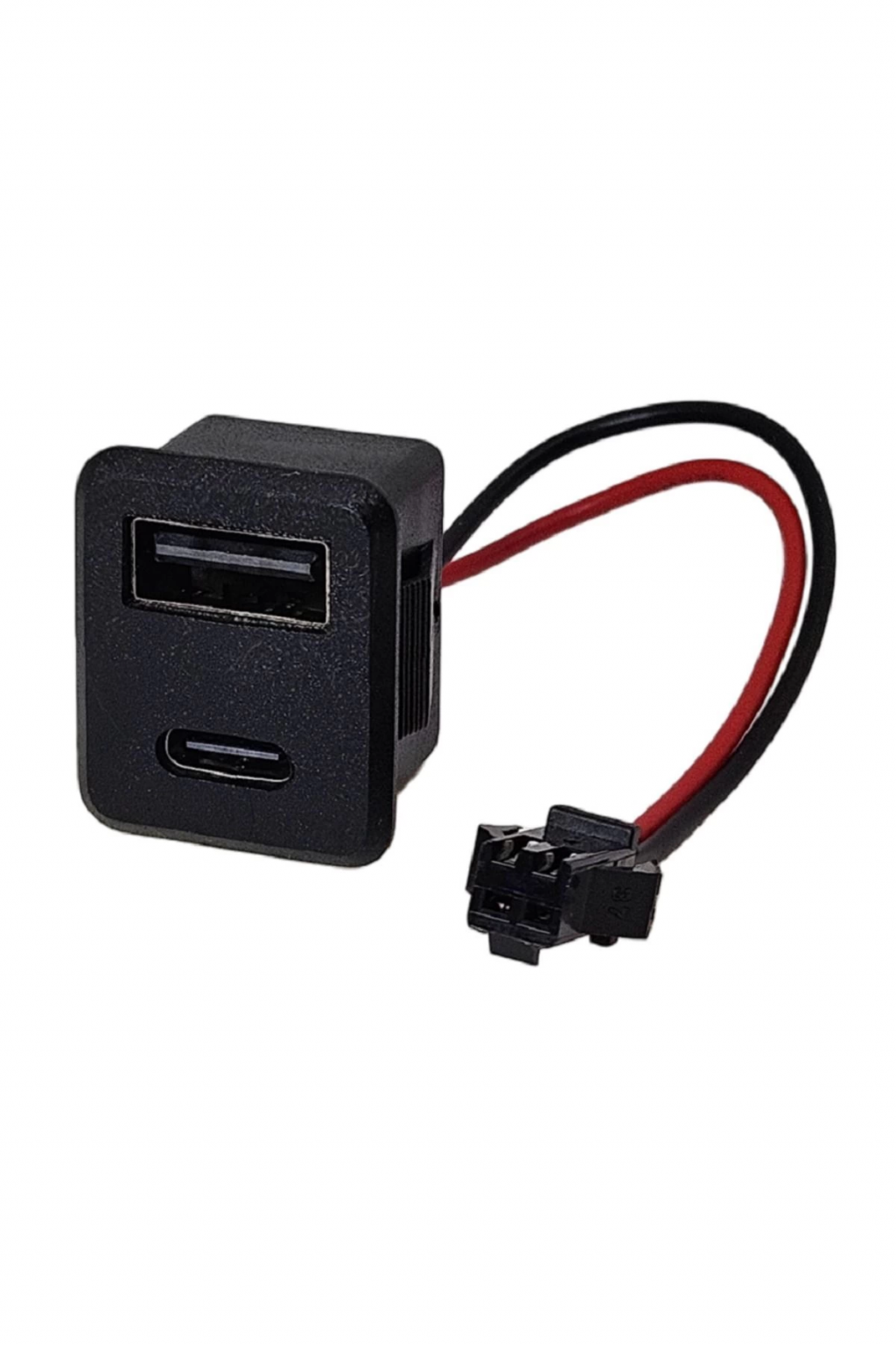 Panel Tipi - Type-C + USB Şarj Soketi - Kare