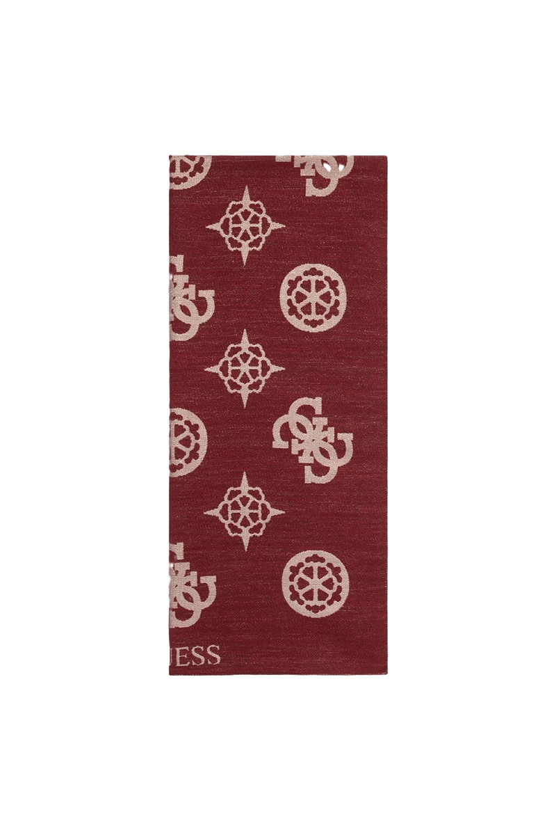 Guess Kadın Kahverengi Jakar 80X18 Şal