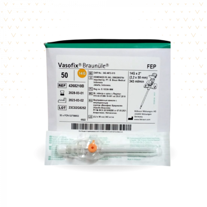 Braun Vasofix Branül (intraket) Turuncu (14G) 50'li Kutu | Braun Turuncu Fiyatları