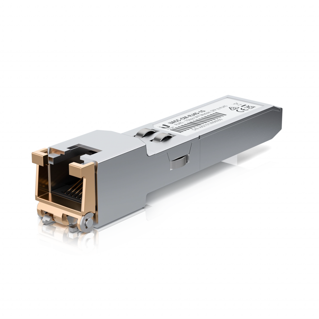 Ubiquiti UACC-CM-RJ45-1G Fiber SFP Modül - Perpa'da 1G SFP to RJ45 Çevirici