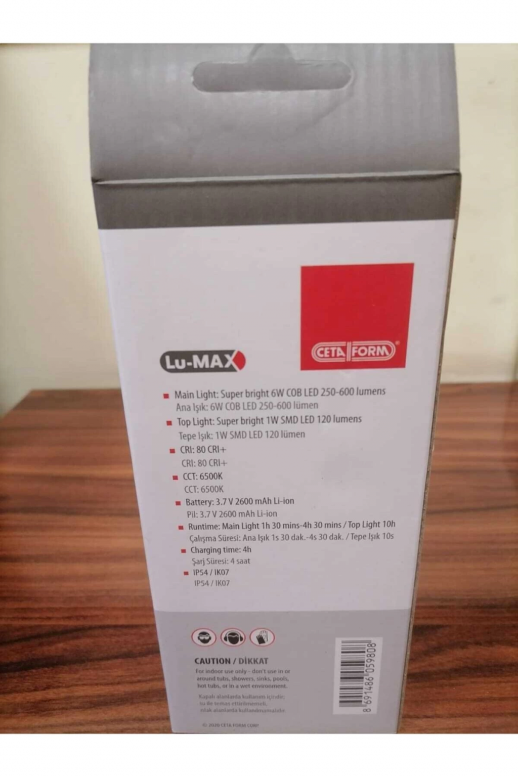 CETA FORM R10-Midi Şarjlı Led Mini Çalışma Lambası