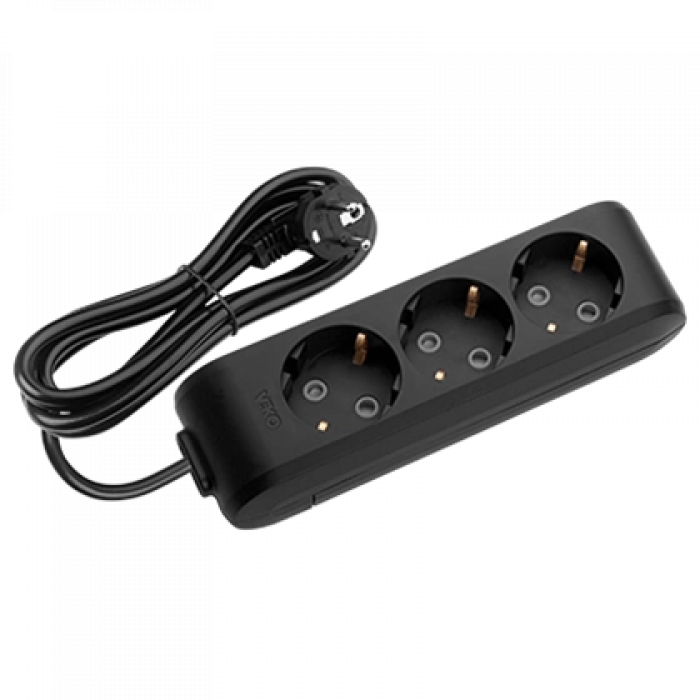 Viko Multi-Let Üçlü Grup Priz Topraklı Kablolu Klemensli Çocuk Korumalı ...