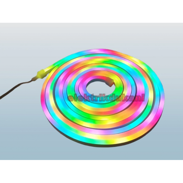 Horoz Capital-5 Usb Girişli 5V Dc Rgb Neon Smart Kit Şerit Led Seti ...