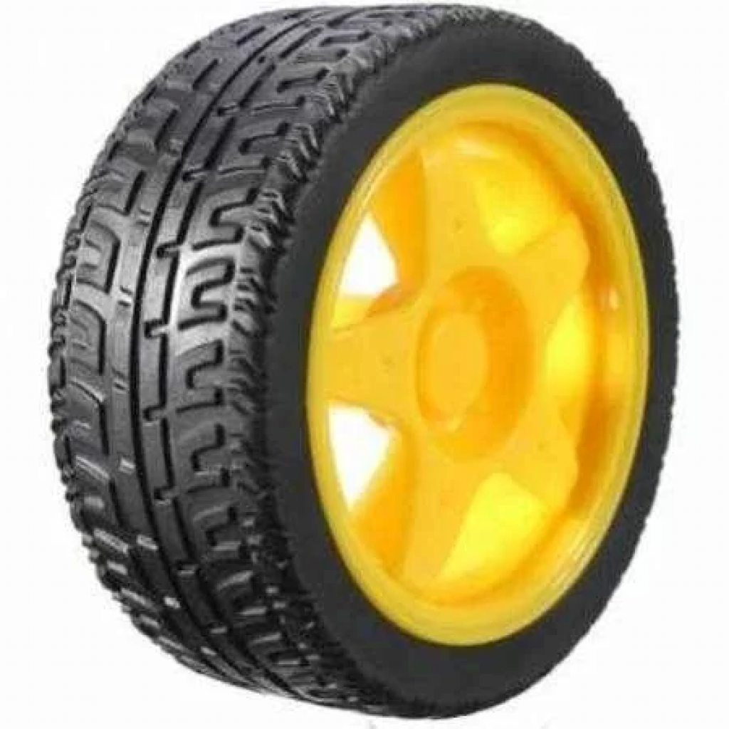 65mm Tekerlek - Robot Araba Tekeri - SATIN AL