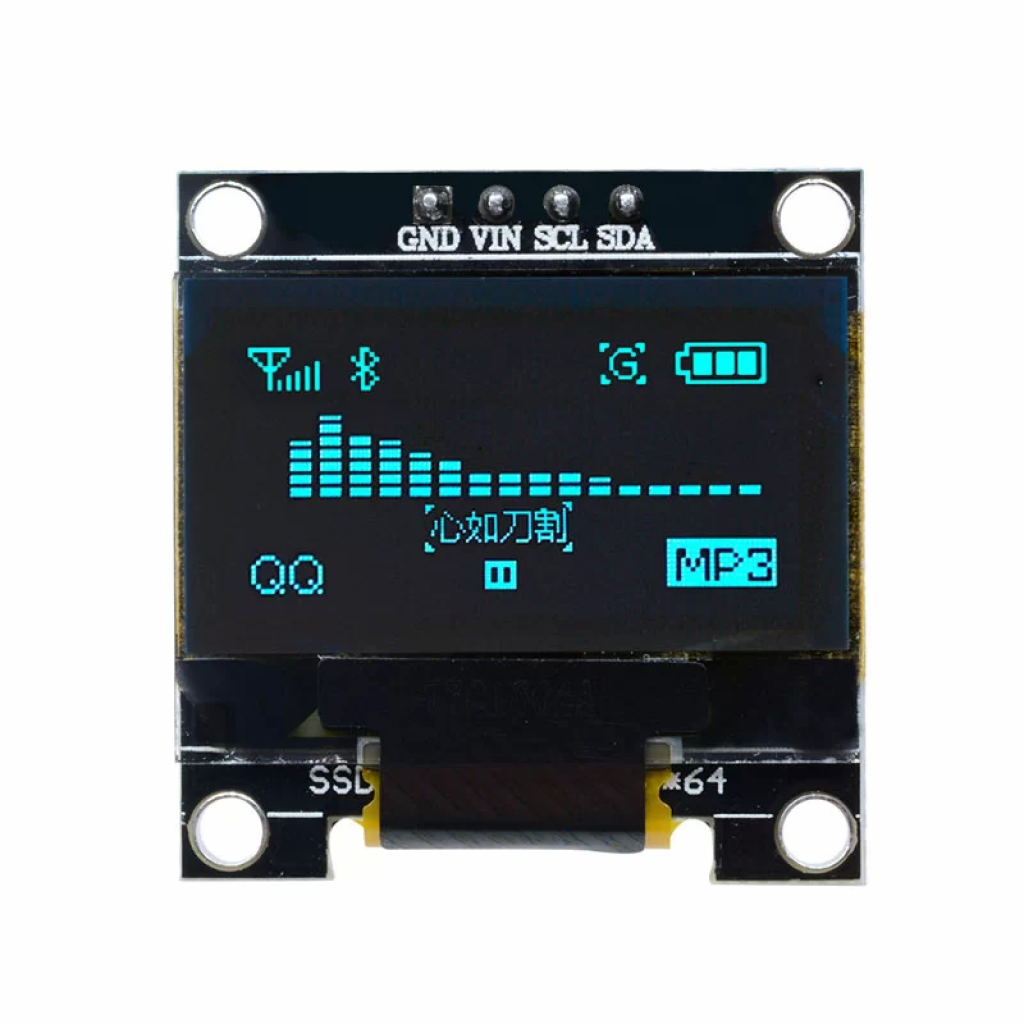 128x64 OLED LCD Ekran Display I2C 0.96 IIC - MAVi