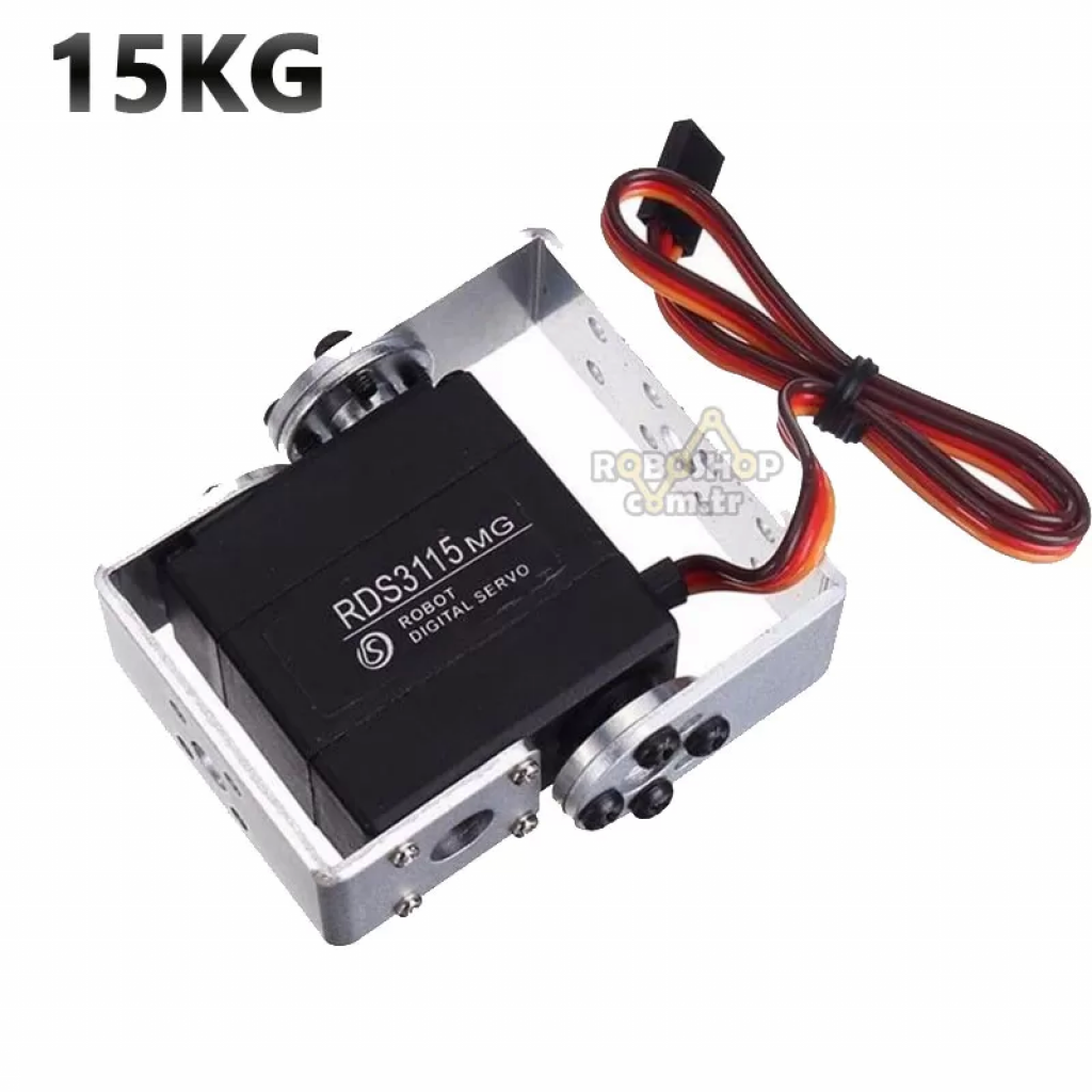 RDS3115 Servo Motor - 15Kg RDS3115MG Robot Motoru Seti