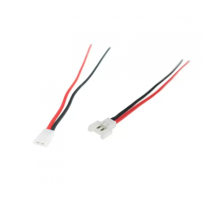 3.7v 1S Lipo Pil Kablosu Erkek / Dişi Soketli Set