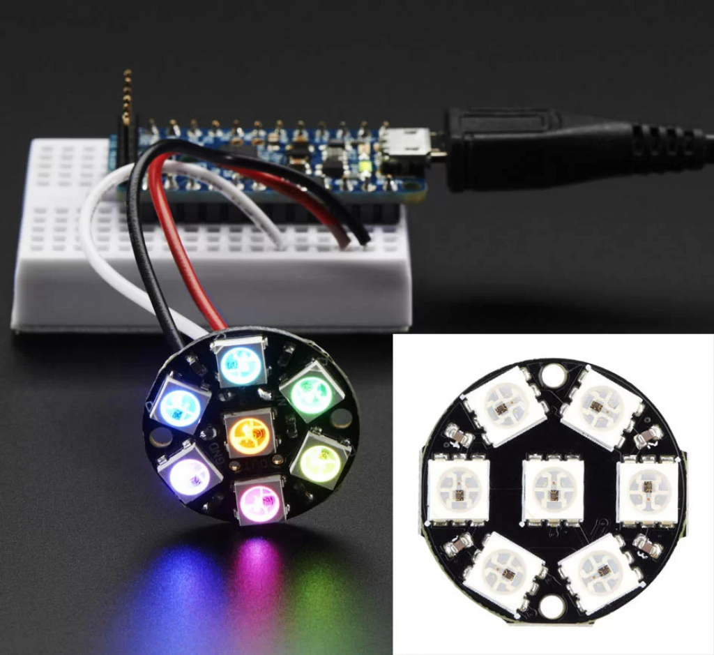 WS2812B 5050 RGB LED - 7 Bit Dairesel