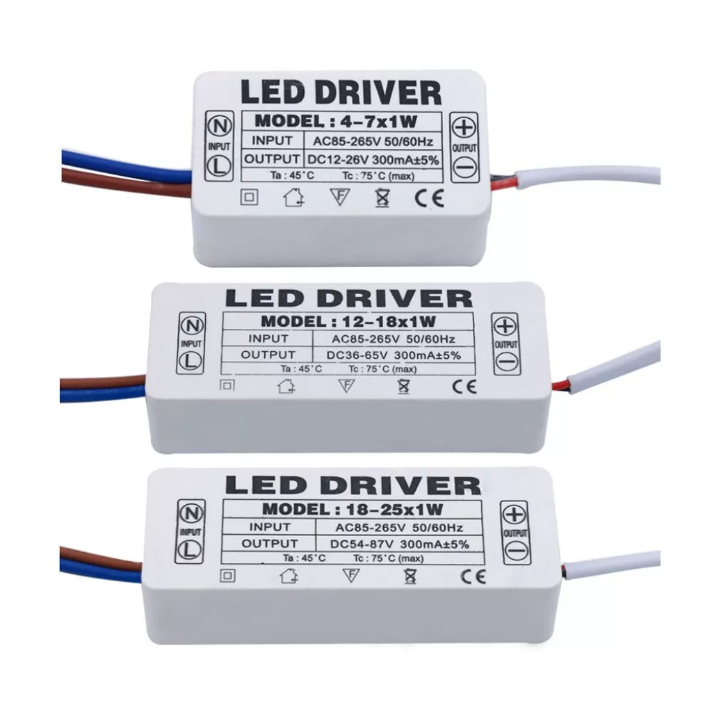 12 - 18 x 1W 300mA Led Sürücü Sabit Akım Led Driver