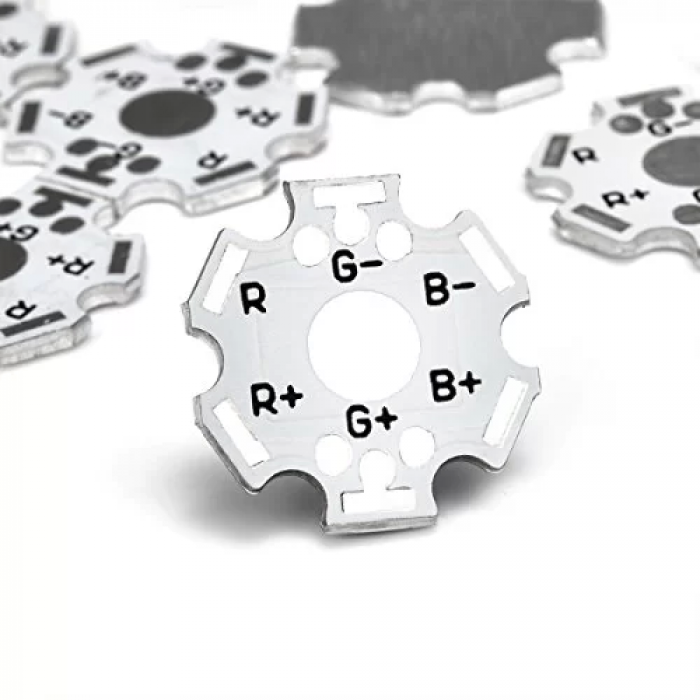 RGB Power LED 6 Pin Alüminyum Soğutucu