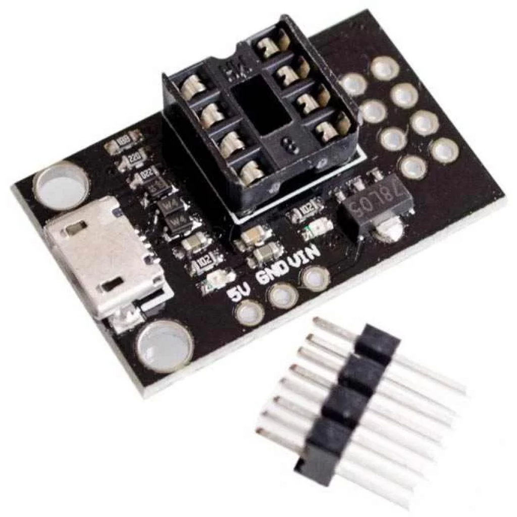 ATtiny13A ATtiny25 ATtiny45 ATtiny85 USB Geliştirme ve Programlama Kartı