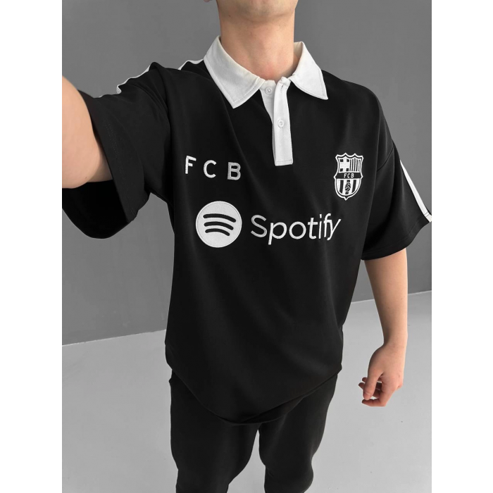 FCB Yaka Nakış Polo Yaka Tshirt