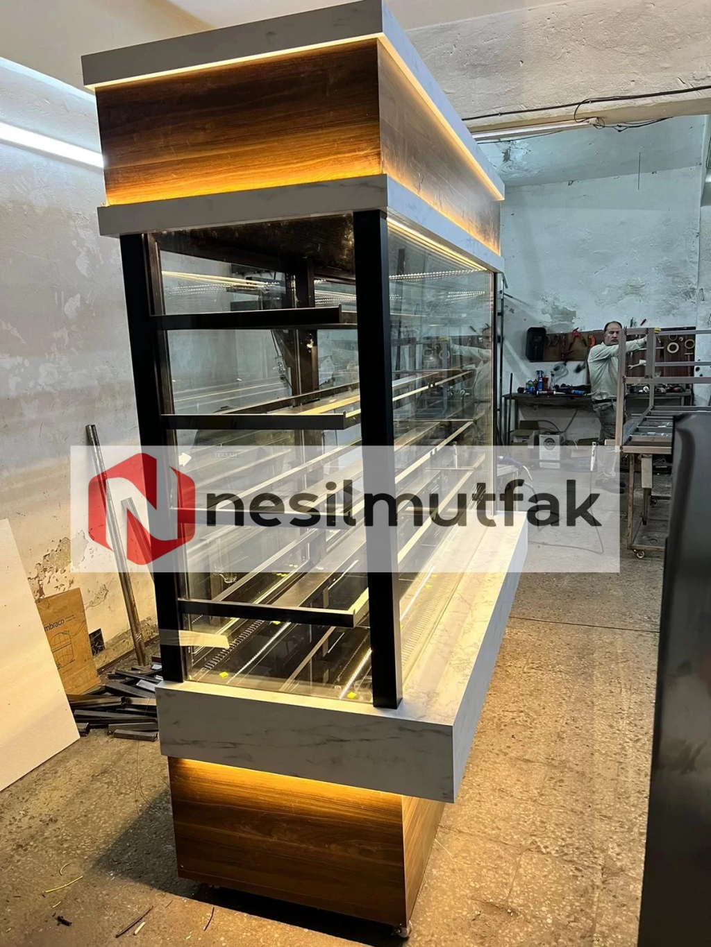 Dik Pasta Tatlı Teşhir Dolabı | Nesil Mutfak