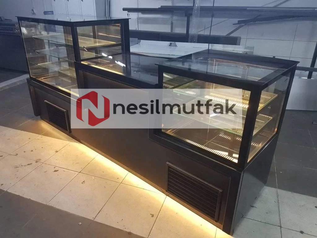 Pasta Tatlı Teşhir Dolabı Black Model