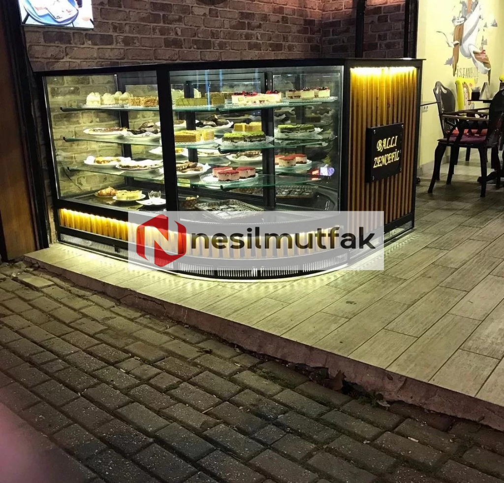 Pasta Tatlı Teşhir Dolabı Cephe Model | Nesil Mutfak