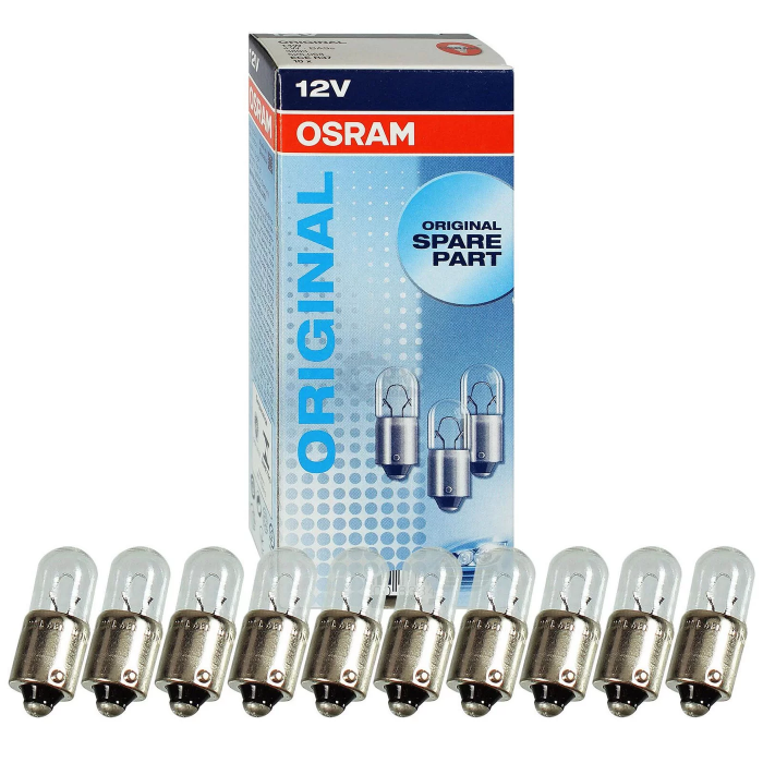 OSRAM 3893 FS10 T4W 53 AMPUL 12 VOLT 10 ADET MADE İN GERMANY