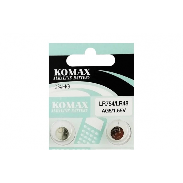 AG5 LR754 1.5V Düğme Pil Komax
