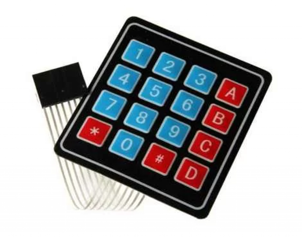 Arduino 4x4 Membran Matrix Keypad 16 buton Tuş Takımı