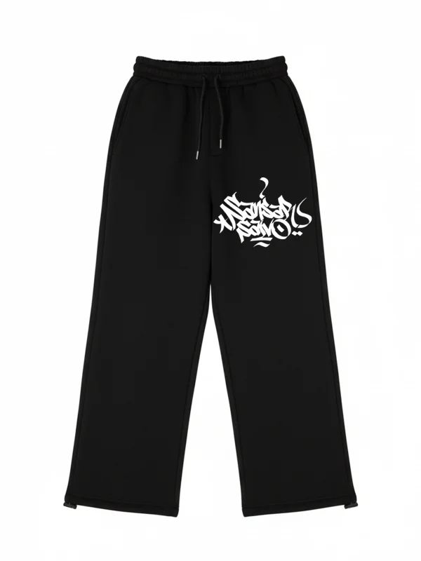 Premium Sansar Salvo Wide Leg Erkek Siyah Eşofman Altı | Rahat ve Şık ...