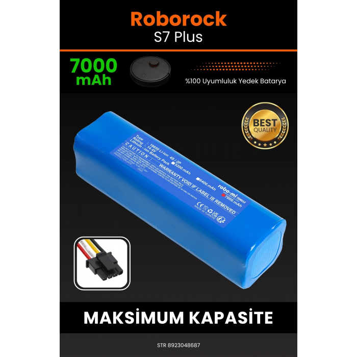 Roborock S7 Plus 7000mAh Robot Süpürge Bataryası - Koruma Katmanlı Batarya Teknolojisi