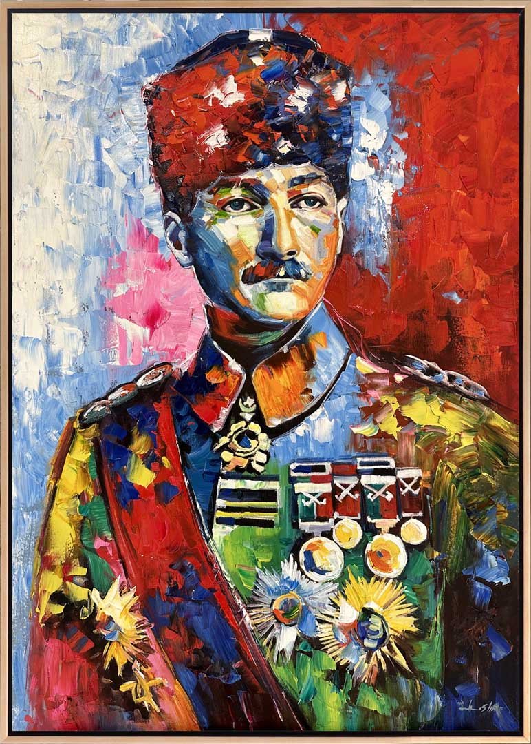 War of Independence Commander Oil Painting | Simurg Art Gallery