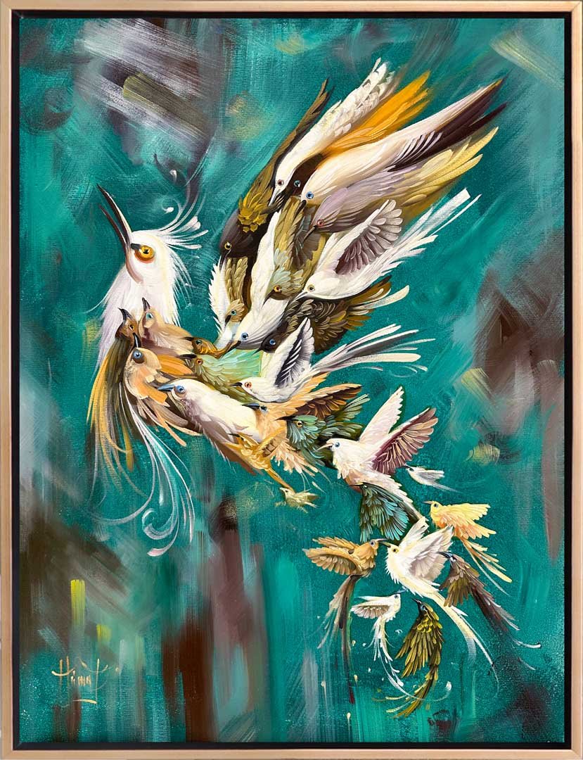 Simurg Kuşu Yağlı Boya Tablo Modelleri ve Fiyatları| Simurg