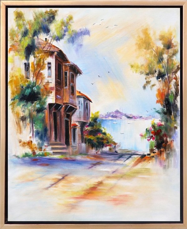 Nostalgic Streets Oil Painting | Simurg Art Gallery