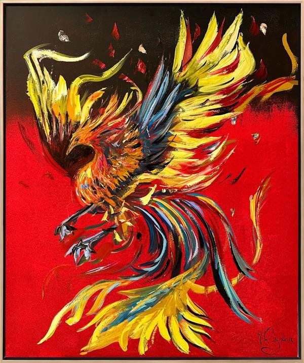 Simurg Kuşu Yağlı Boya Tablo Modelleri ve Fiyatları| Simurg