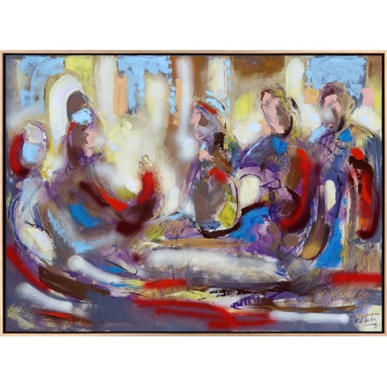 Kahve Falı Yağlı Boya Tablosu | Simurg Sanatevi