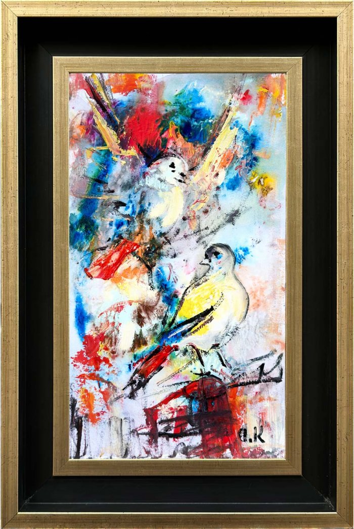 Güvercinin Hayalleri Yağlı Boya Tablosu | Simurg