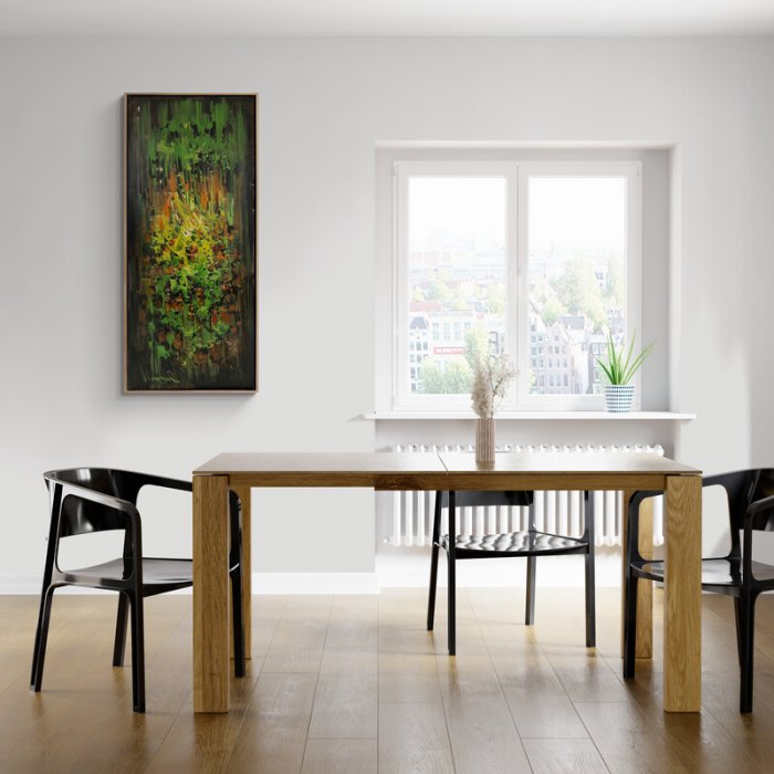 The Call of Abstract Expression Oil Painting | Simurg Art Gallery