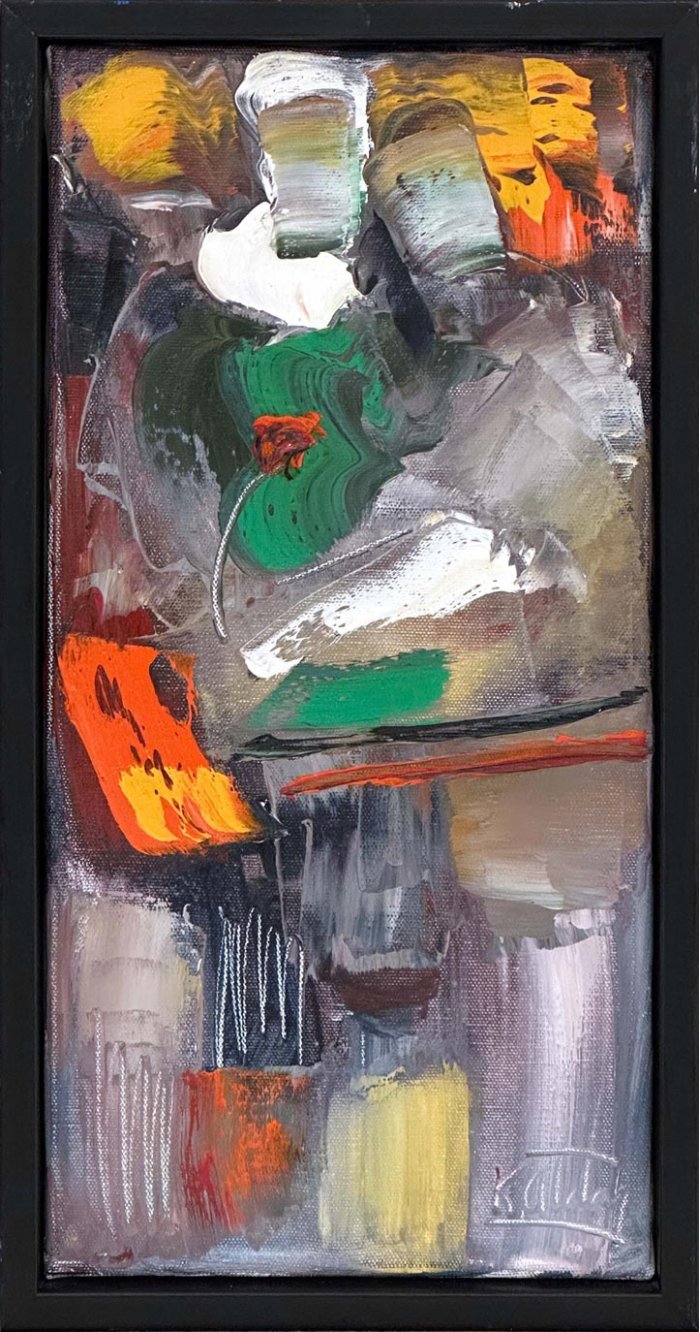 Beyond the Mask Oil Painting | Simurg Art Gallery